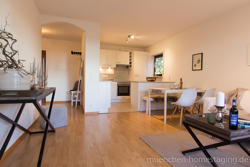 Home Staging Wohnung mit Souterrain - Münchner Home Staging Agentur